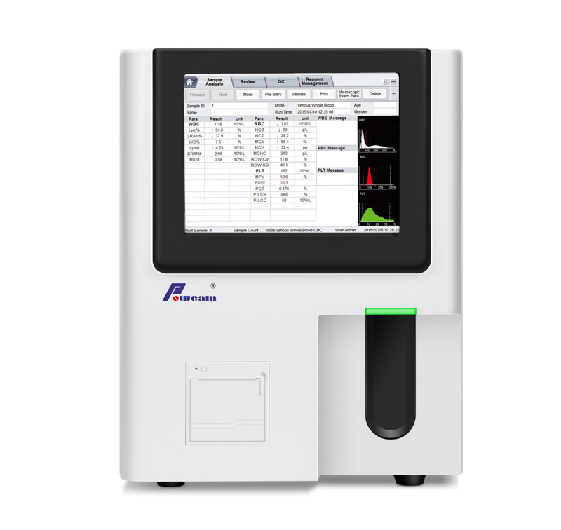 Quality Automatic 3 Part Differential Blood Hematology Analyzer from ...
